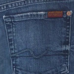 7 For All Mankind | Jeans | 7fam Dojo Cropped Blue Jeans Original ...